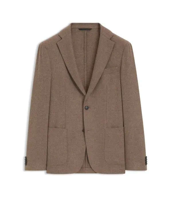 BOSS Slim-fit Blazer In Washable Performance-stretch Flannel