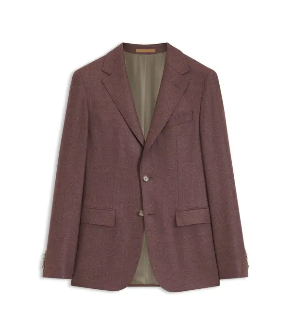 BOSS Regular-fit Blazer In Virgin Wool With Silk
