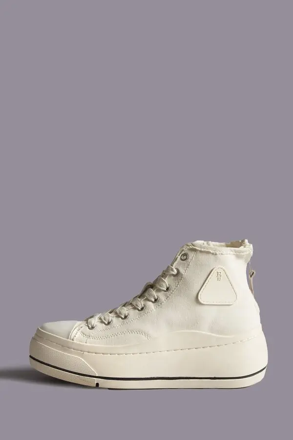 R13 Kurt High Top Sneaker - Ecru