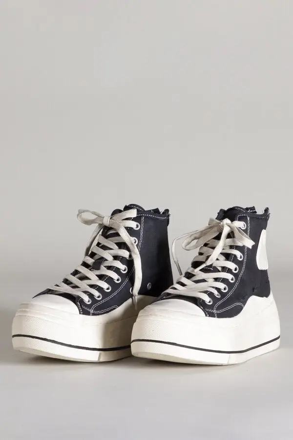 R13 Kurt High Top Sneaker - Black