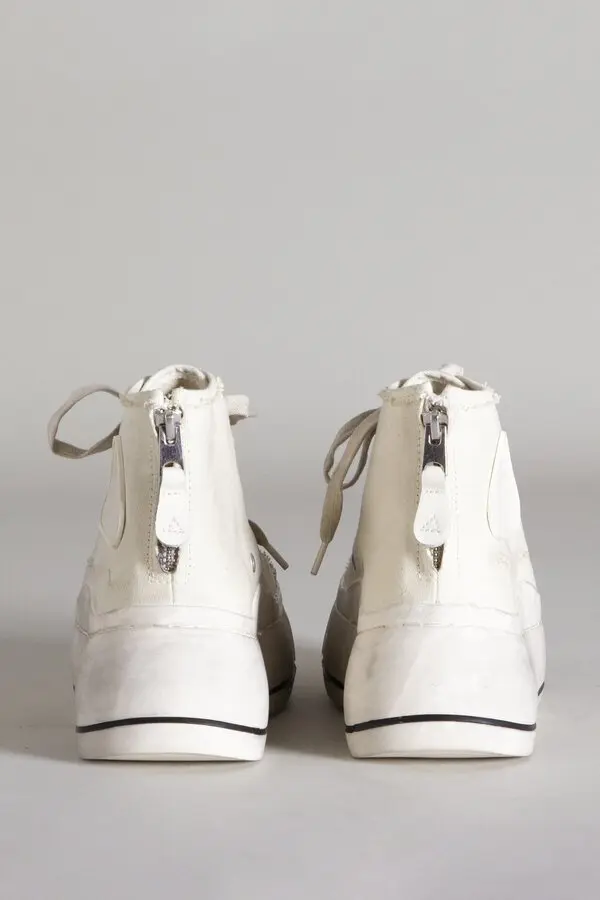 R13 Kurt High Top Sneaker - Ecru