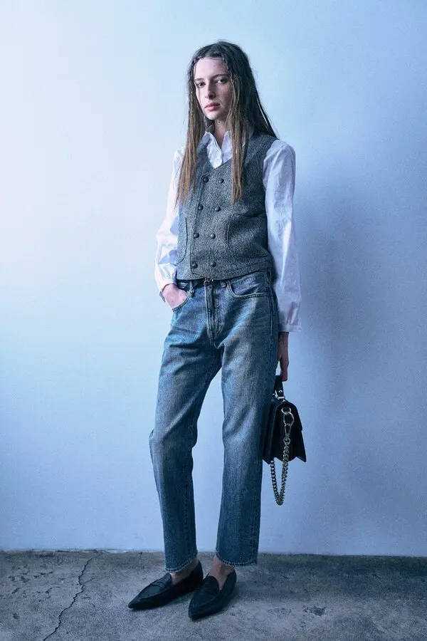 R13 Boyfriend Jean - Barter Indigo