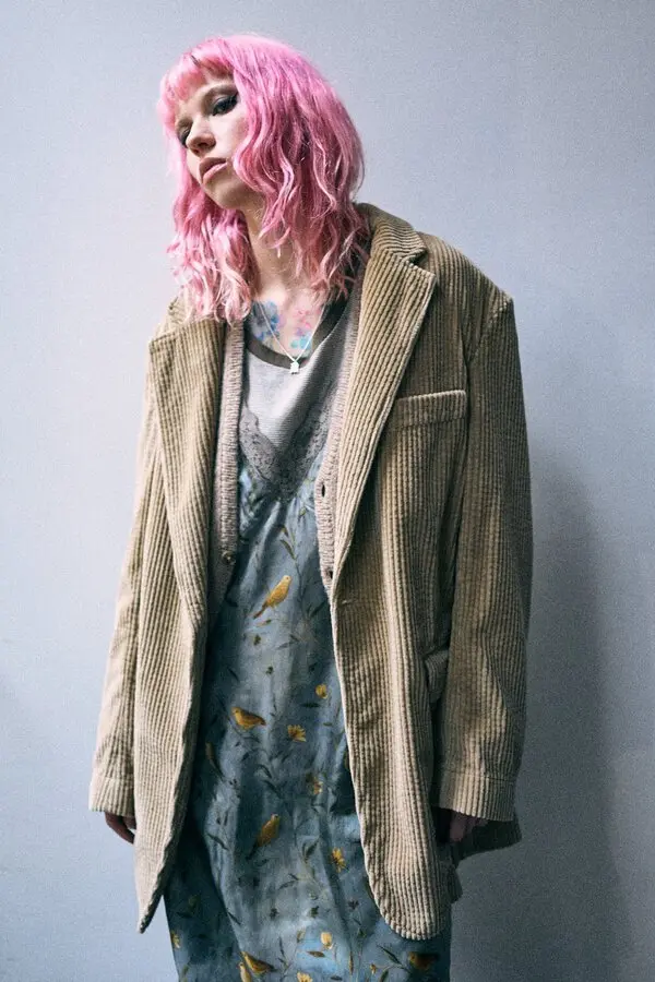 R13 Oversized Ragged Blazer - Light Khaki