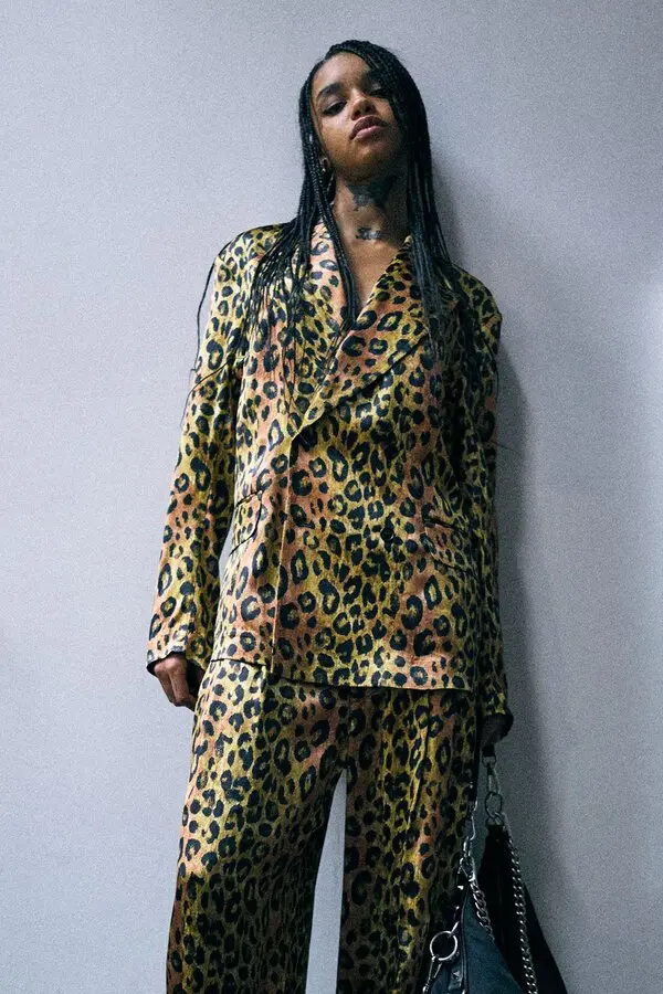 R13 Oversized Ragged Blazer - Multi