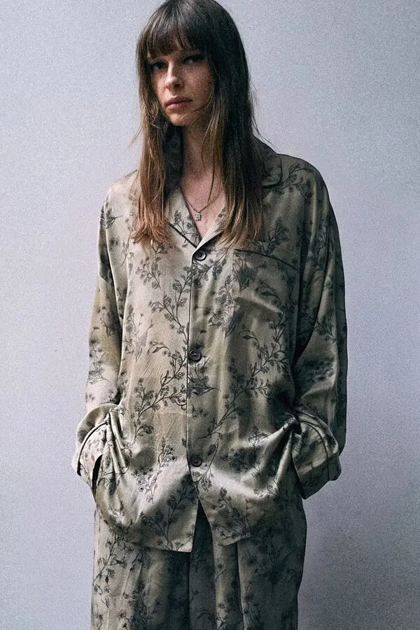R13 Drop Neck Pj Top