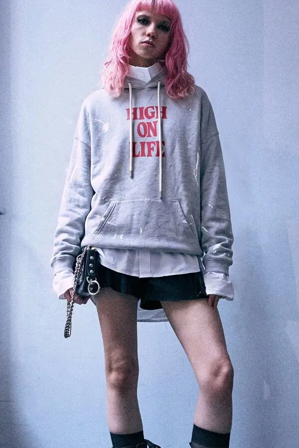 R13 High On Life Oversized Hoodie