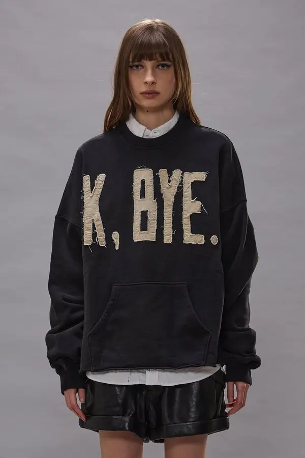 R13 K Bye Oversized Cut