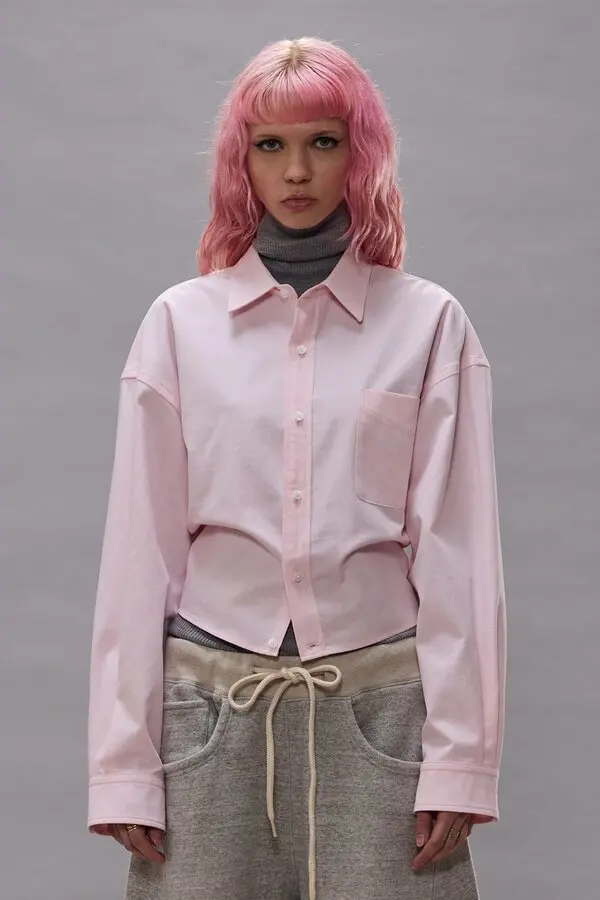 R13 Split Hem Boyfriend Shirt