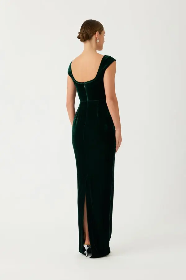 SAU LEE Brooke Velvet Gown