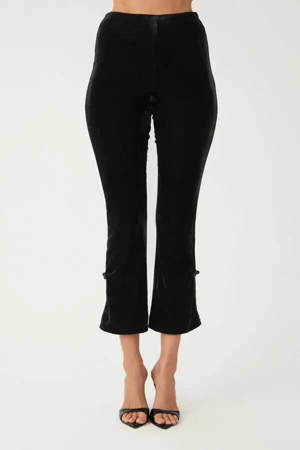 SAU LEE Dixie Velvet Pant