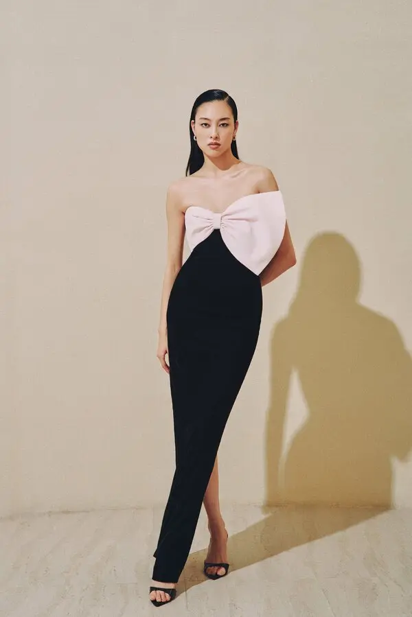 SAU LEE Eleanor Velvet Gown