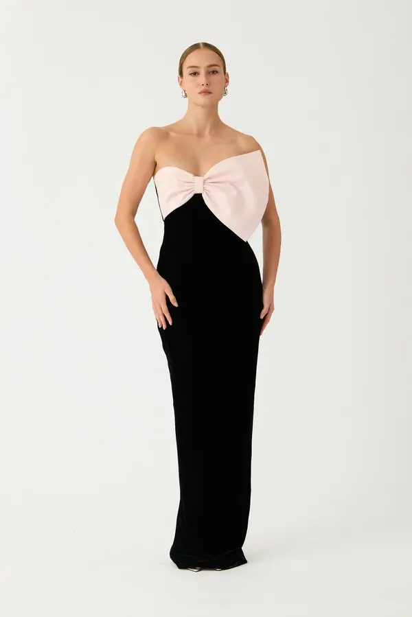 SAU LEE Eleanor Velvet Gown