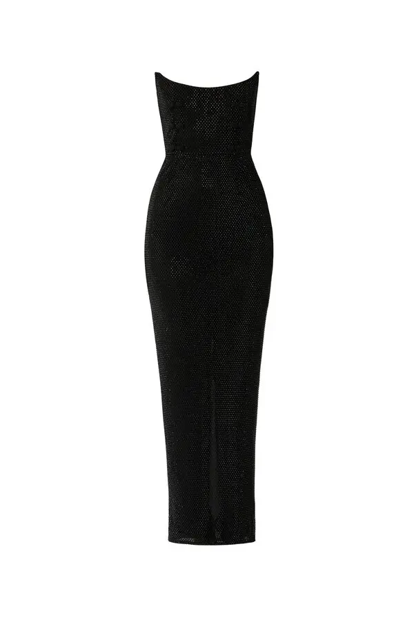 SAU LEE Vesper Crystal Gown