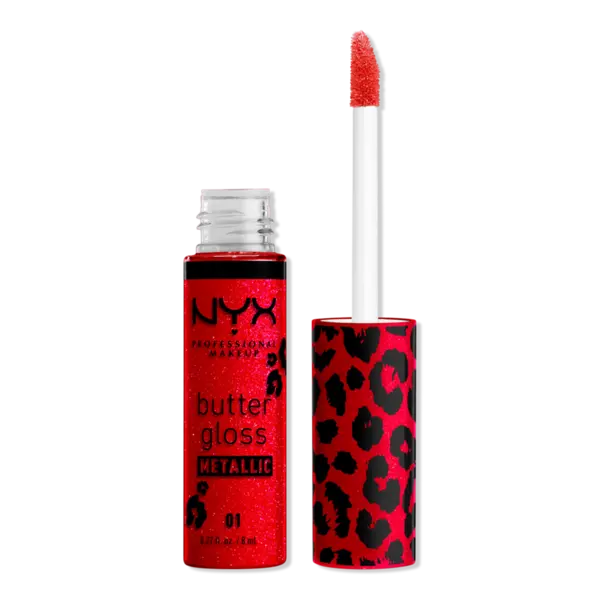 NYX PROFESSIONAL MAKEUP Party Animals Butter Gloss Metallic - Blood Moon