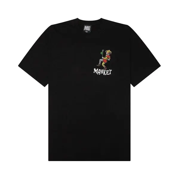 MARKET Call My Jester T-shirt /dark Green