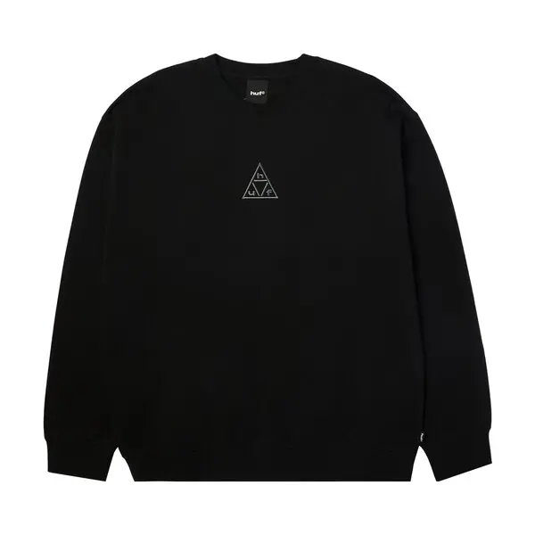HUF Triple Triangle Embroidered Crew 'black - Grey