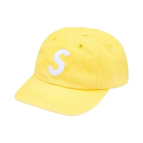 Supreme Washed Canvas S Logo 6-panel - Yellow