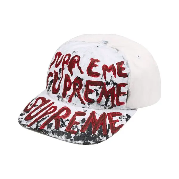 Supreme Painted 5-panel - White
