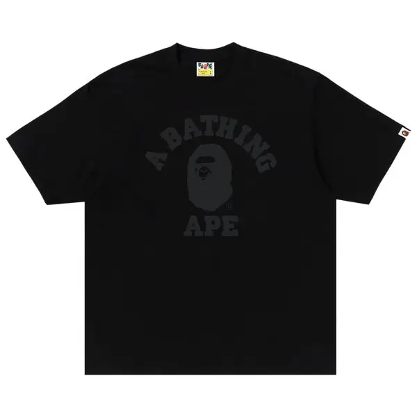 A BATHING APE Tonal College Relaxed Fit Tee