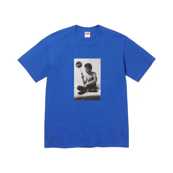Supreme X Larry Clark Gun Tee 'royal - Blue