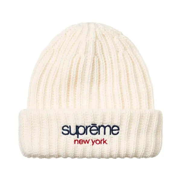 Supreme Classic Logo Chunky Ribbed Beanie