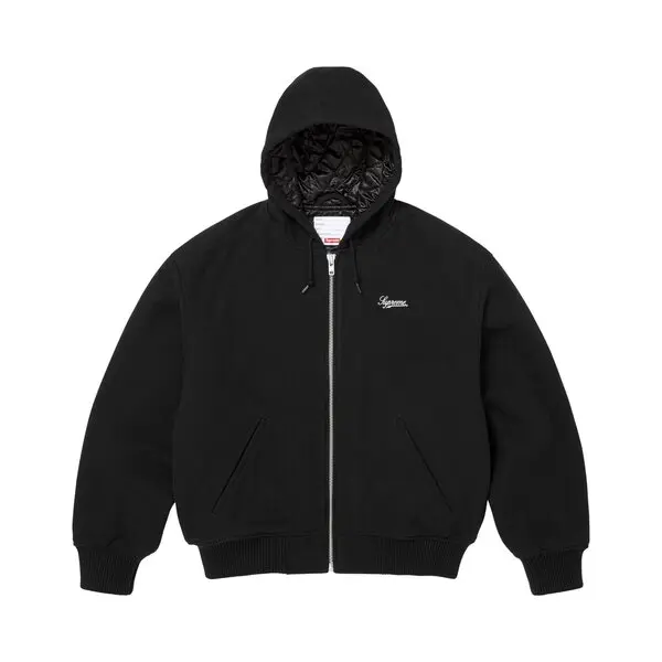 Supreme X Larry Clark Hooded Varsity Jacket