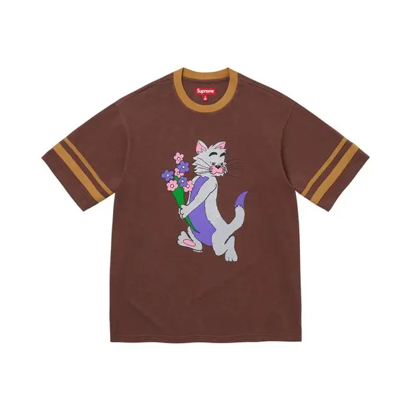 Supreme Glitter Cat Short-sleeve Top