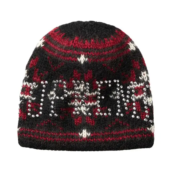 Supreme Studded Fair Isle Beanie