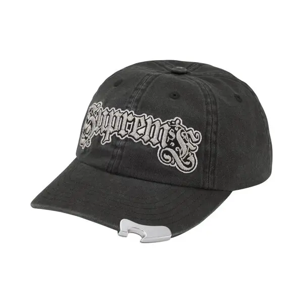 Supreme Bottle Opener 6-panel - Black