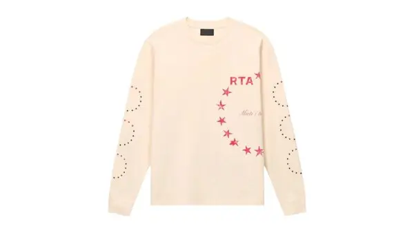 RtA Lawrence Star Wire Long Sleeve T-shirt