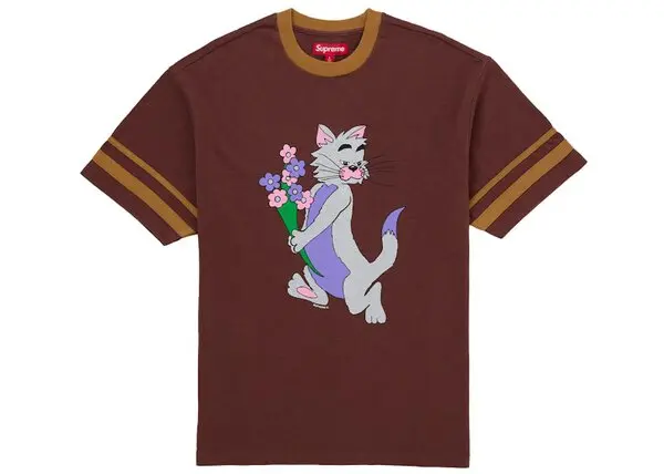 Supreme Glitter Cat Short Sleeve Top