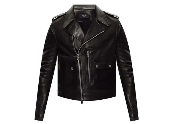 Amiri Leather Biker Jacket