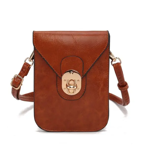 MKF COLLECTION BY MIA K. Havana Ii Phone Crossbody Bag Cognac - Brown