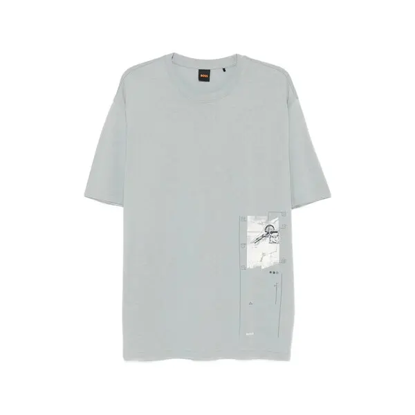 BOSS Grey T-shirts & Vests T-shirts - Gray
