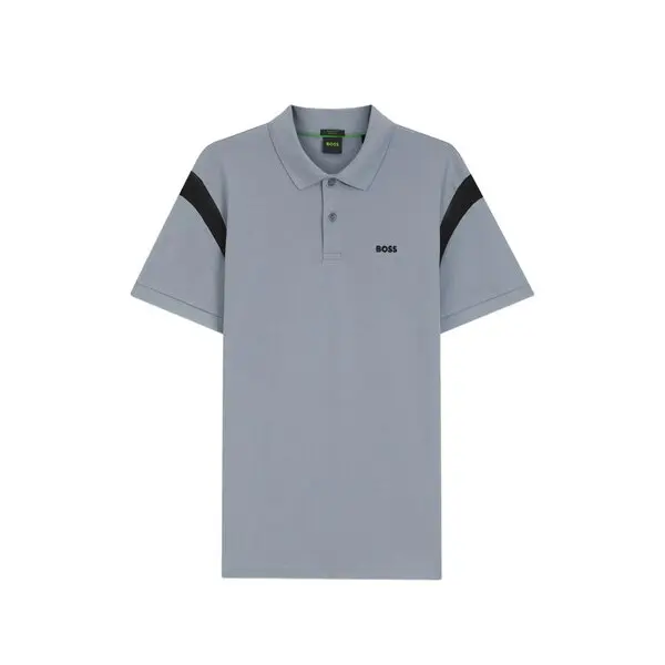 BOSS Grey Polo Shirts - Gray