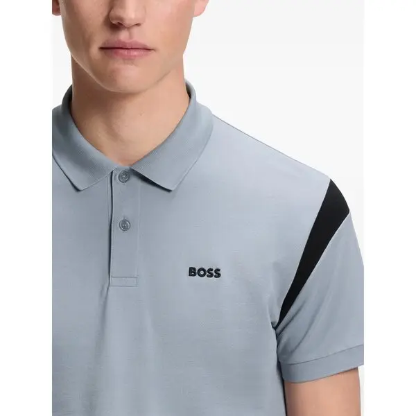 BOSS Grey Polo Shirts