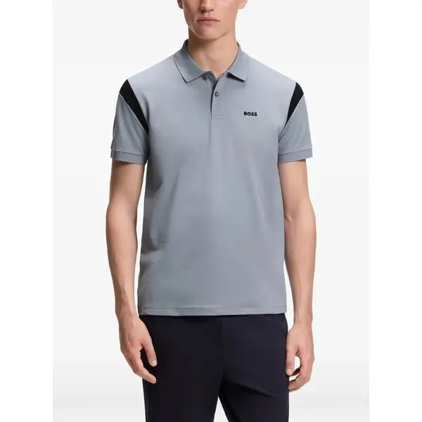 BOSS Grey Polo Shirts