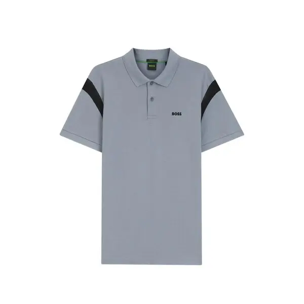 BOSS Grey Polo Shirts - Gray