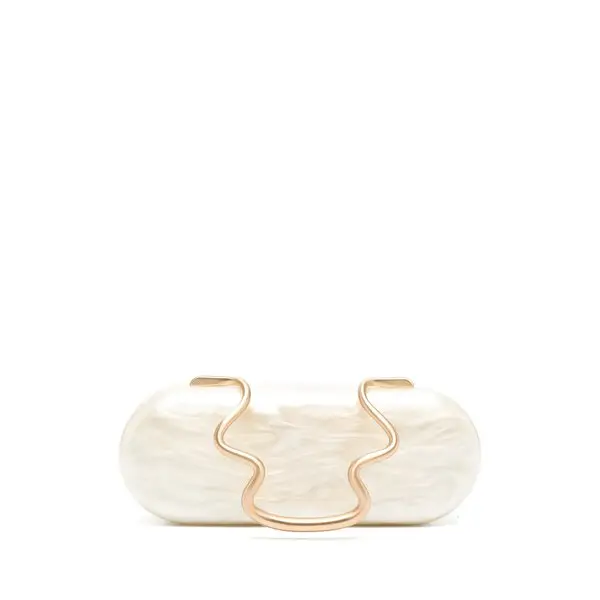 Cult Gaia Neutrals Clutch Bags - Cream