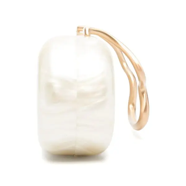 Cult Gaia Neutrals Clutch Bags - Cream