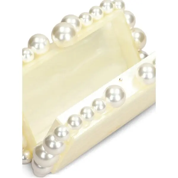 Cult Gaia Neutrals Clutch Bags - Cream