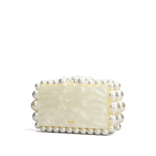 Cult Gaia Neutrals Clutch Bags - Cream