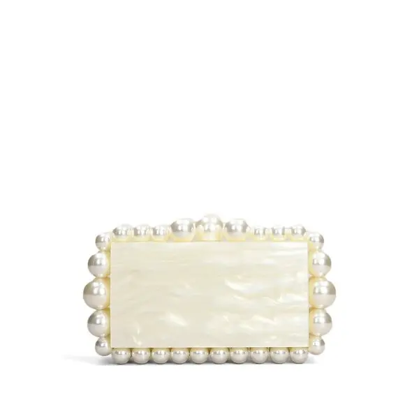 Cult Gaia Neutrals Clutch Bags - Cream