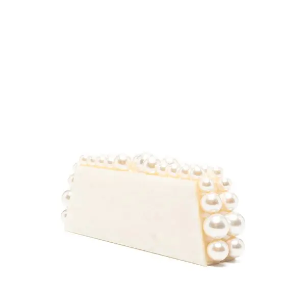 Cult Gaia Neutrals Clutch Bags - Cream