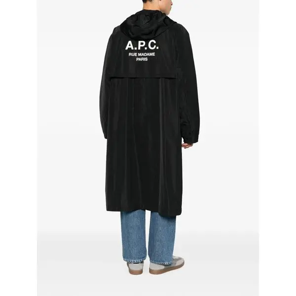 A.p.c. Coats Raincoats - Black