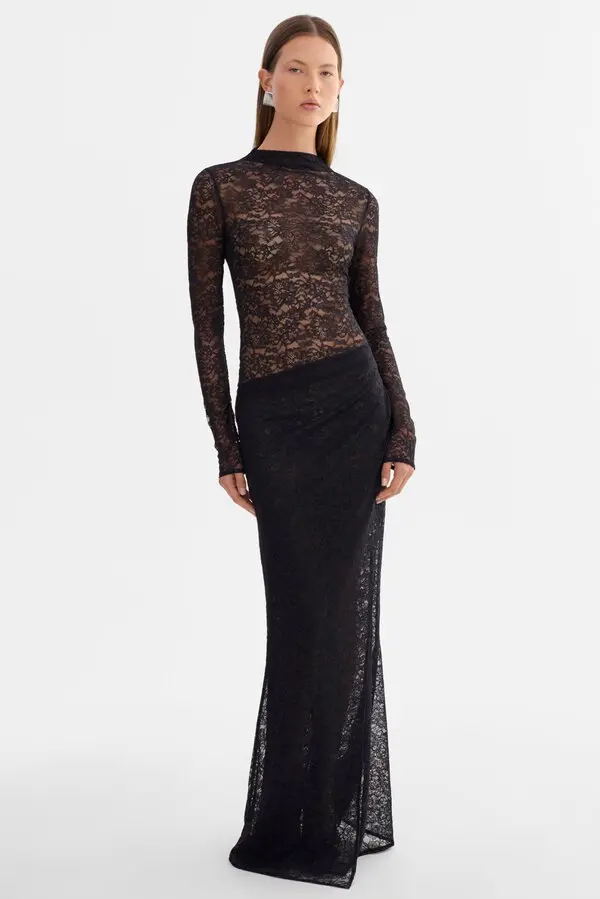 LAMARQUE Krysta Lace Maxi Dress