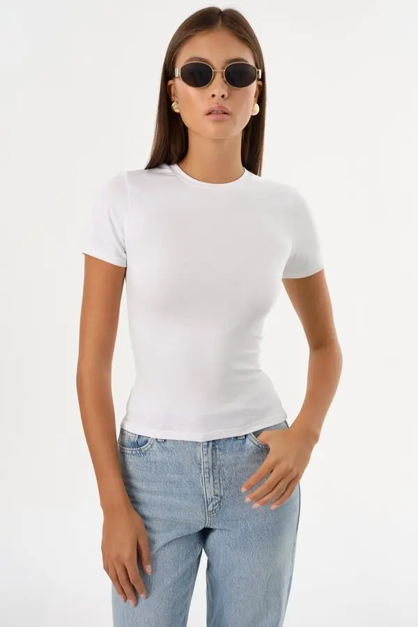 LAMARQUE Moa Jersey Crew Neck Tee