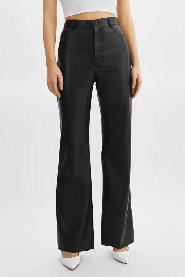 LAMARQUE Tavi Faux Leather Pants - Black