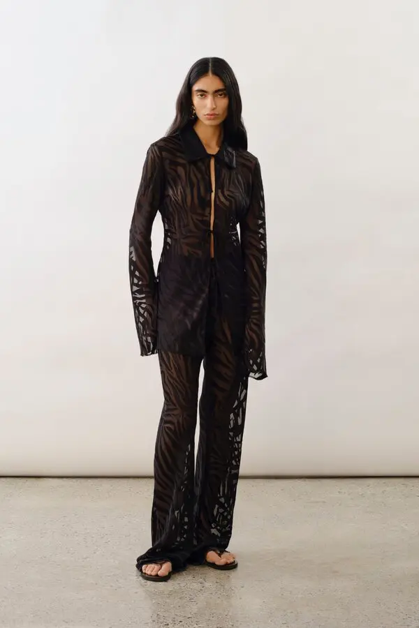 LAMARQUE Becky Sheer Zebra Pants