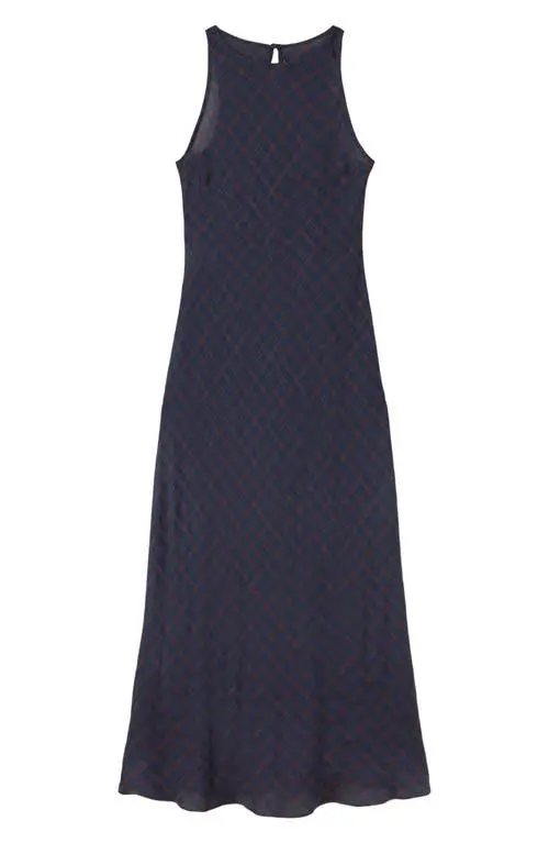 Mango Mimmi Check Print Midi Dress
